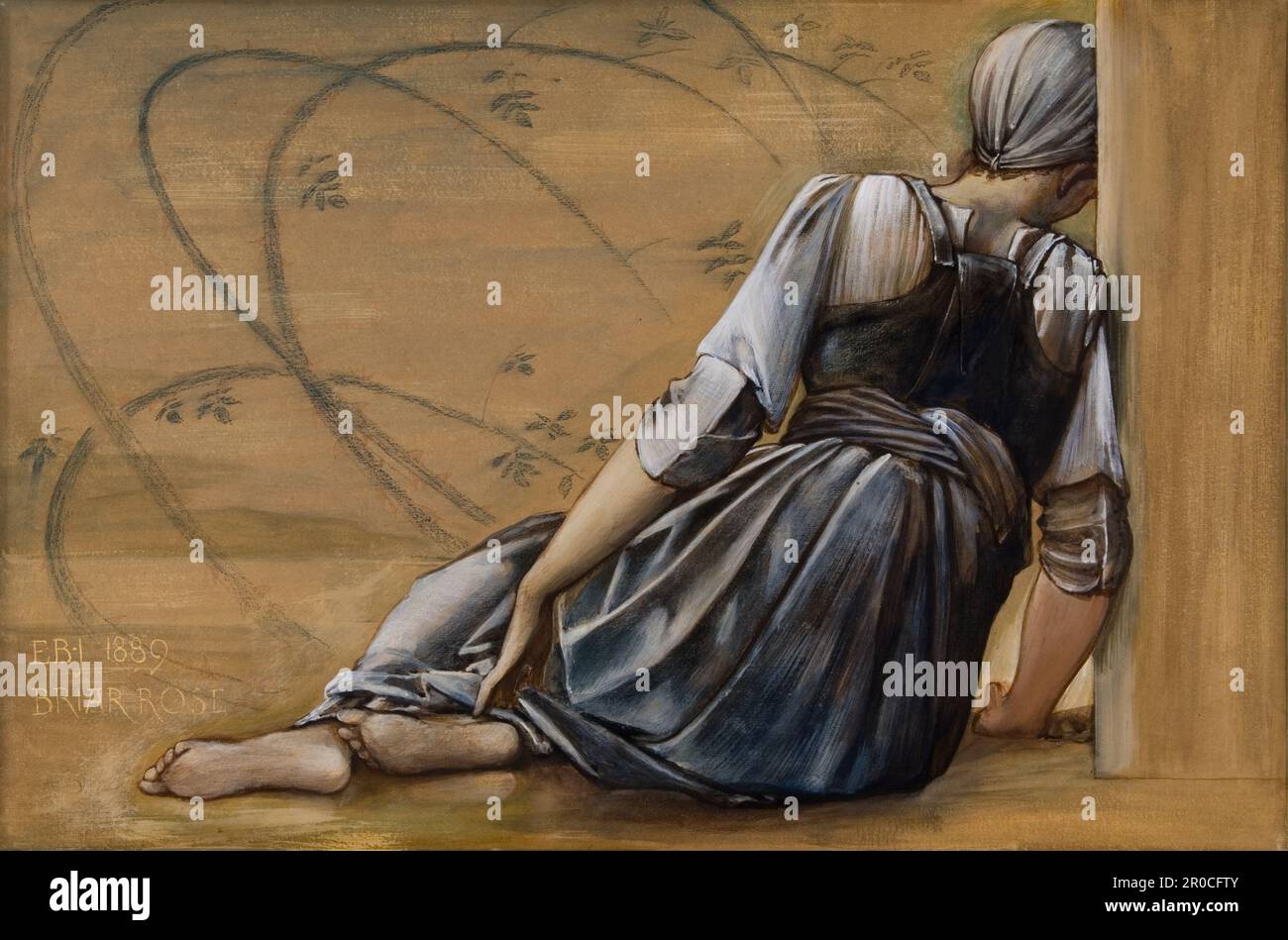 The Briar Rose Series - Study for 'The Garden Court', 1889. Artist: Sir ...