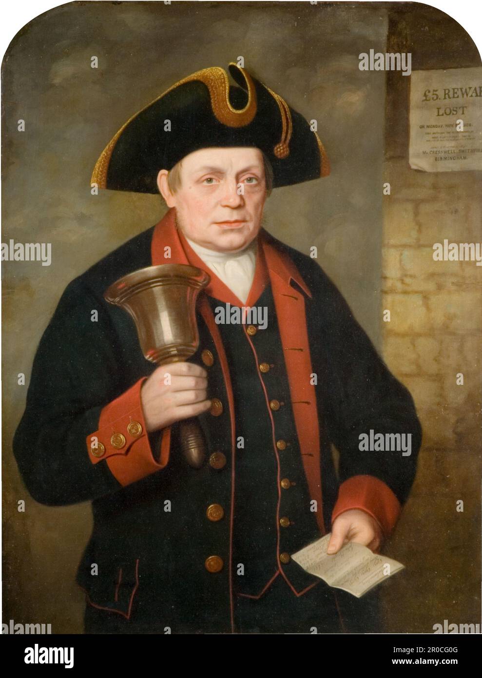 Portrait of Jacob Wilson (1799-1882) Last Birmingham Town Crier, 1868 ...