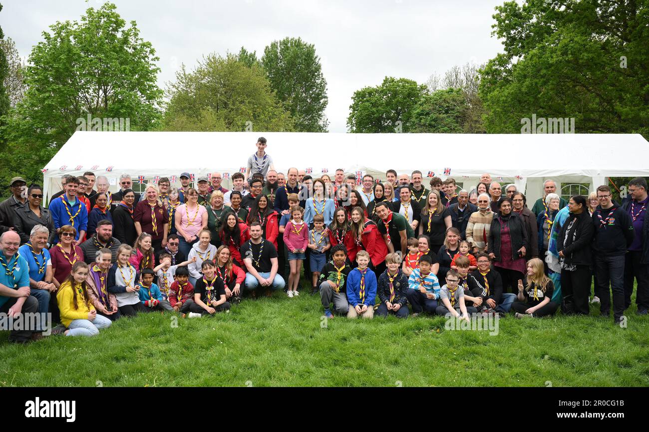 The Prince of Wales, Princess of Wales, Prince George, Princess ...