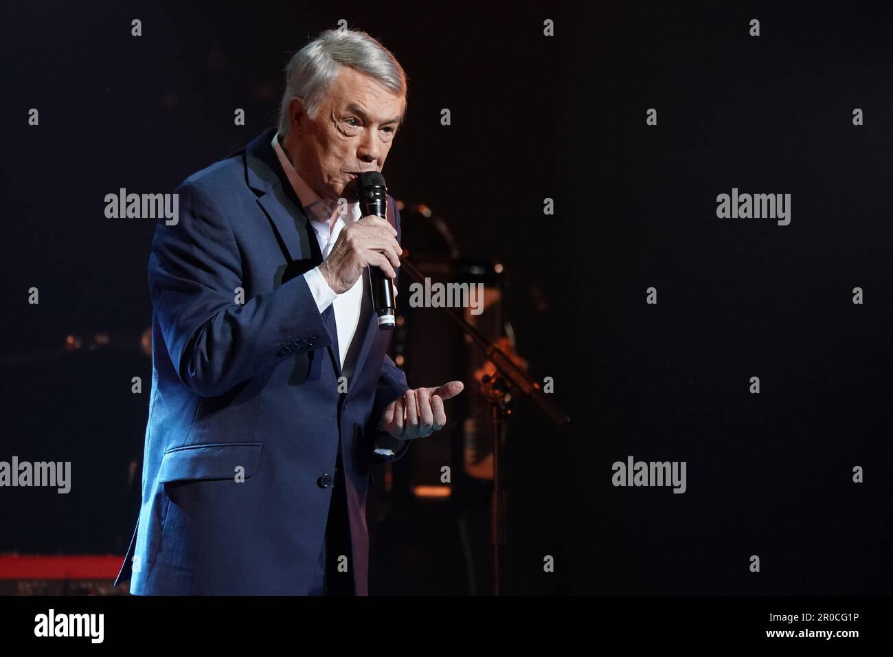 French singer Adamo performing in Montreal Stock Photo - Alamy