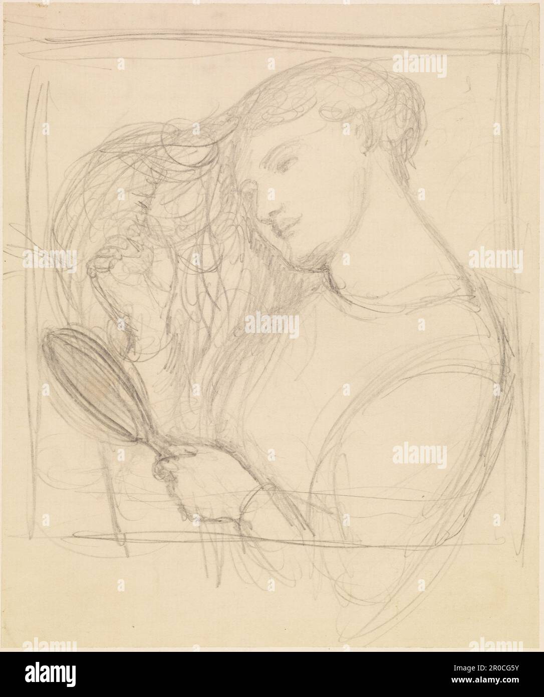 Lady Lilith - Figure Study, 1868. Artist: Dante Gabriel Rossetti Stock ...