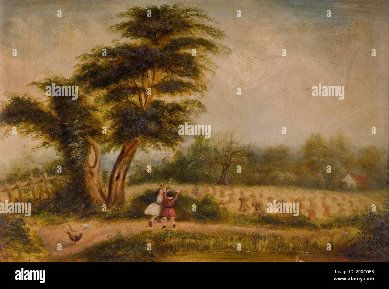 Old Tree at Alum Rock, 1840-1860. Artist Unknown. Alum Rock, Birmingham ...