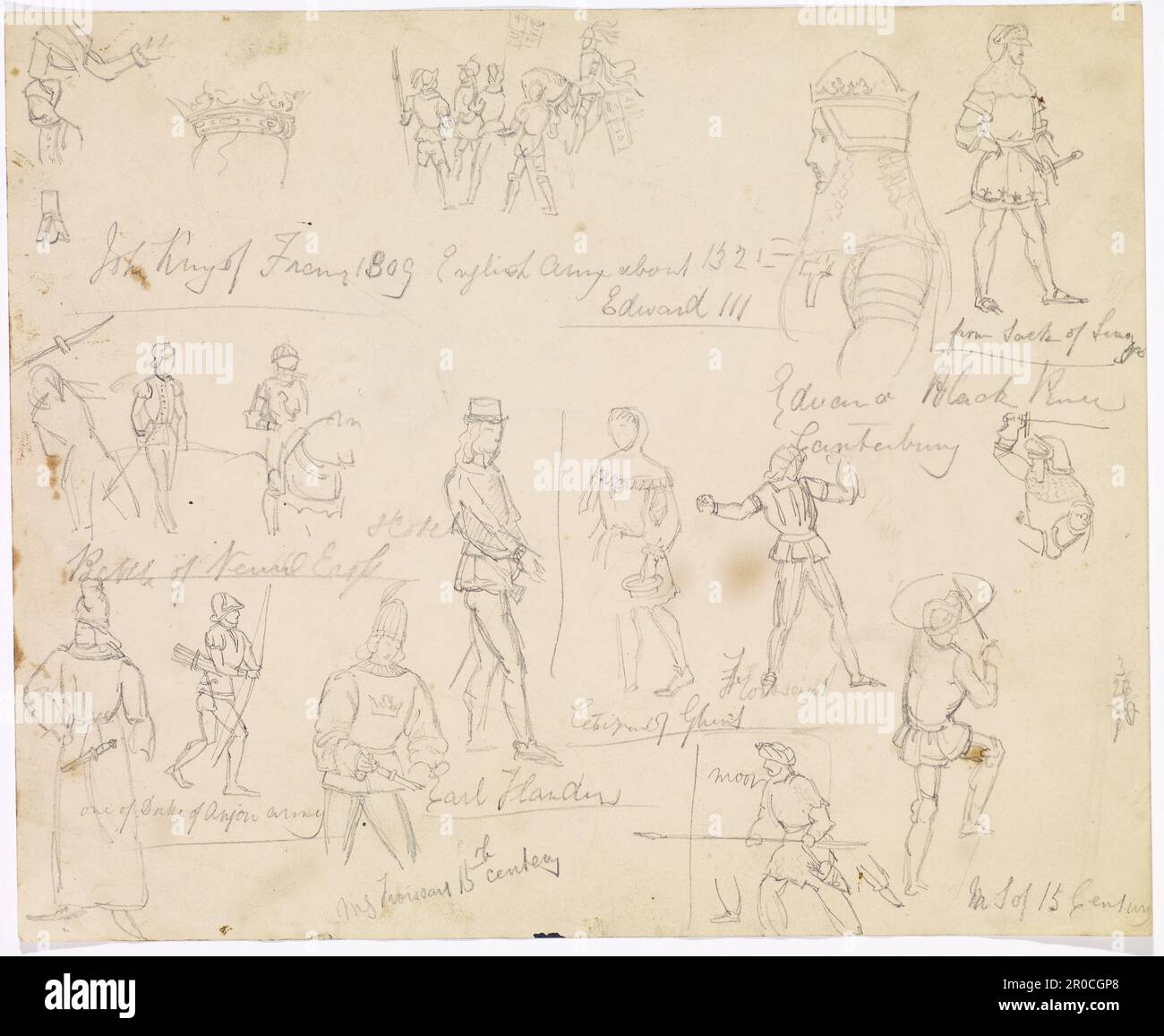 Fourteenth century army costumes hi-res stock photography and images ...