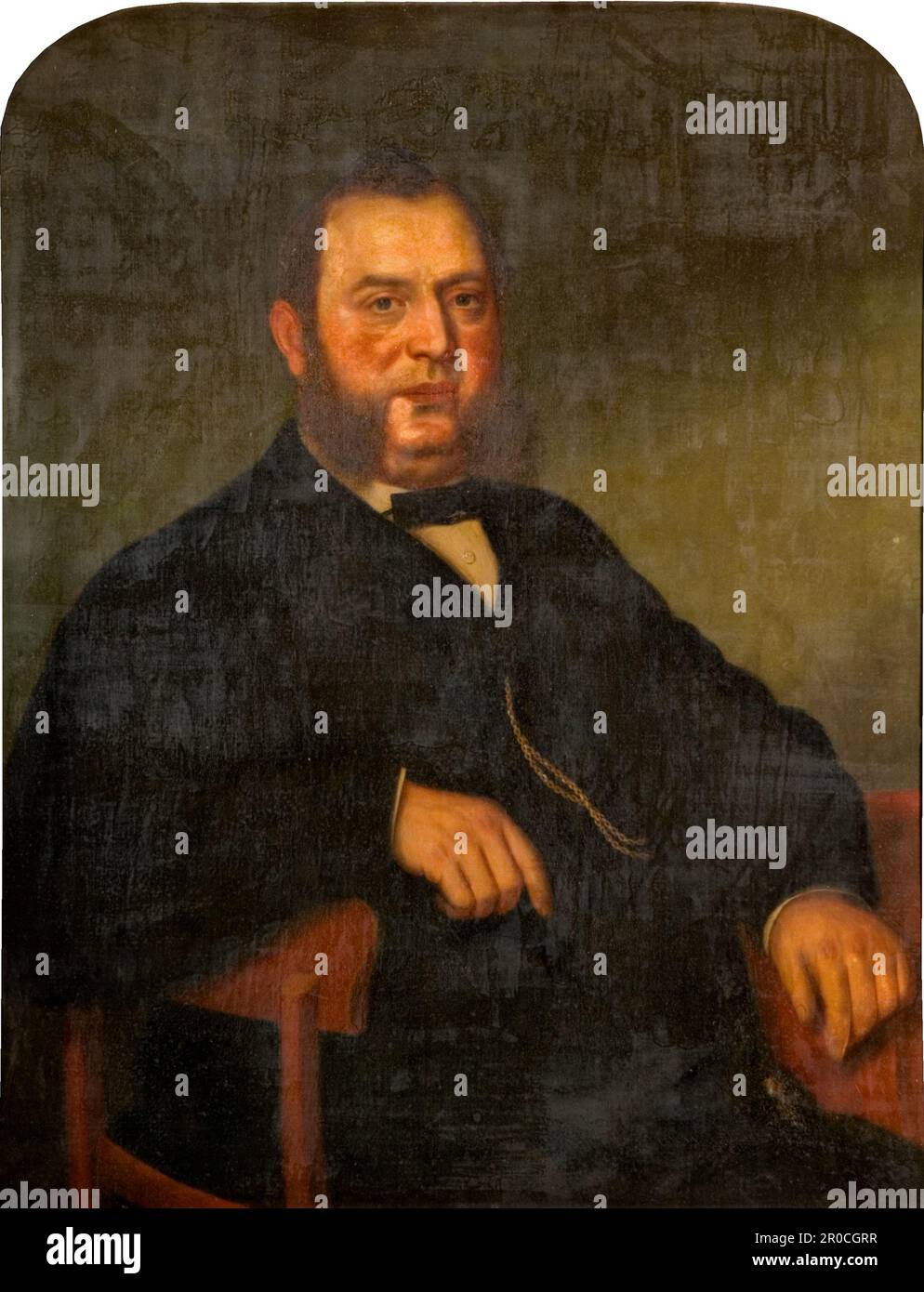 Portrait of George Haynes, 1850-1900. Attributed to: Pratt Stock Photo ...