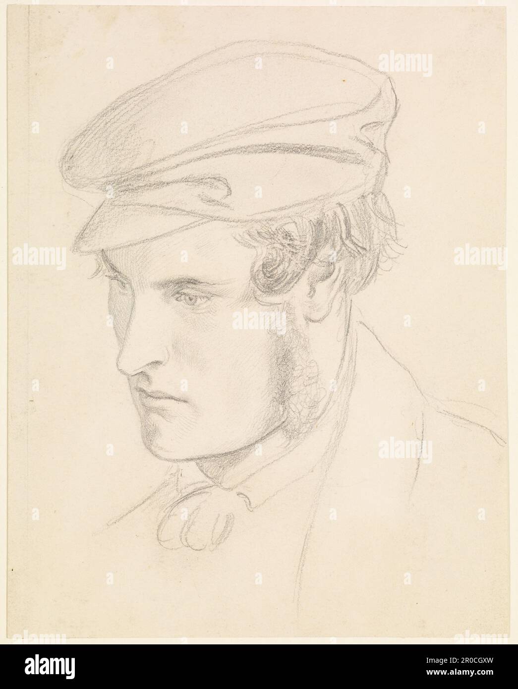 Found - Head Study for the Man, 1854. Artist: Dante Gabriel Rossetti ...