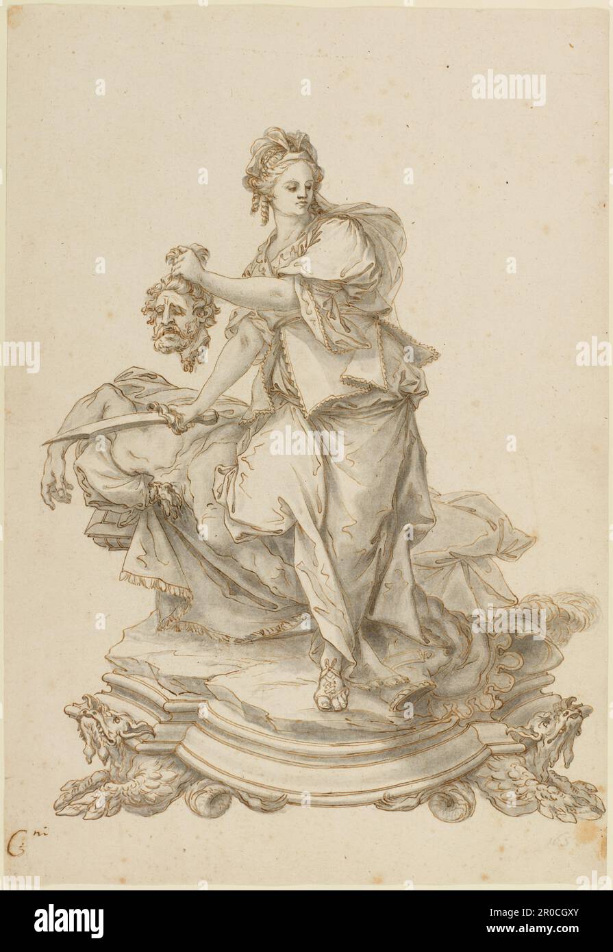 Study for bronze group of Judith and Holofernes. Agostino Cornacchini ...