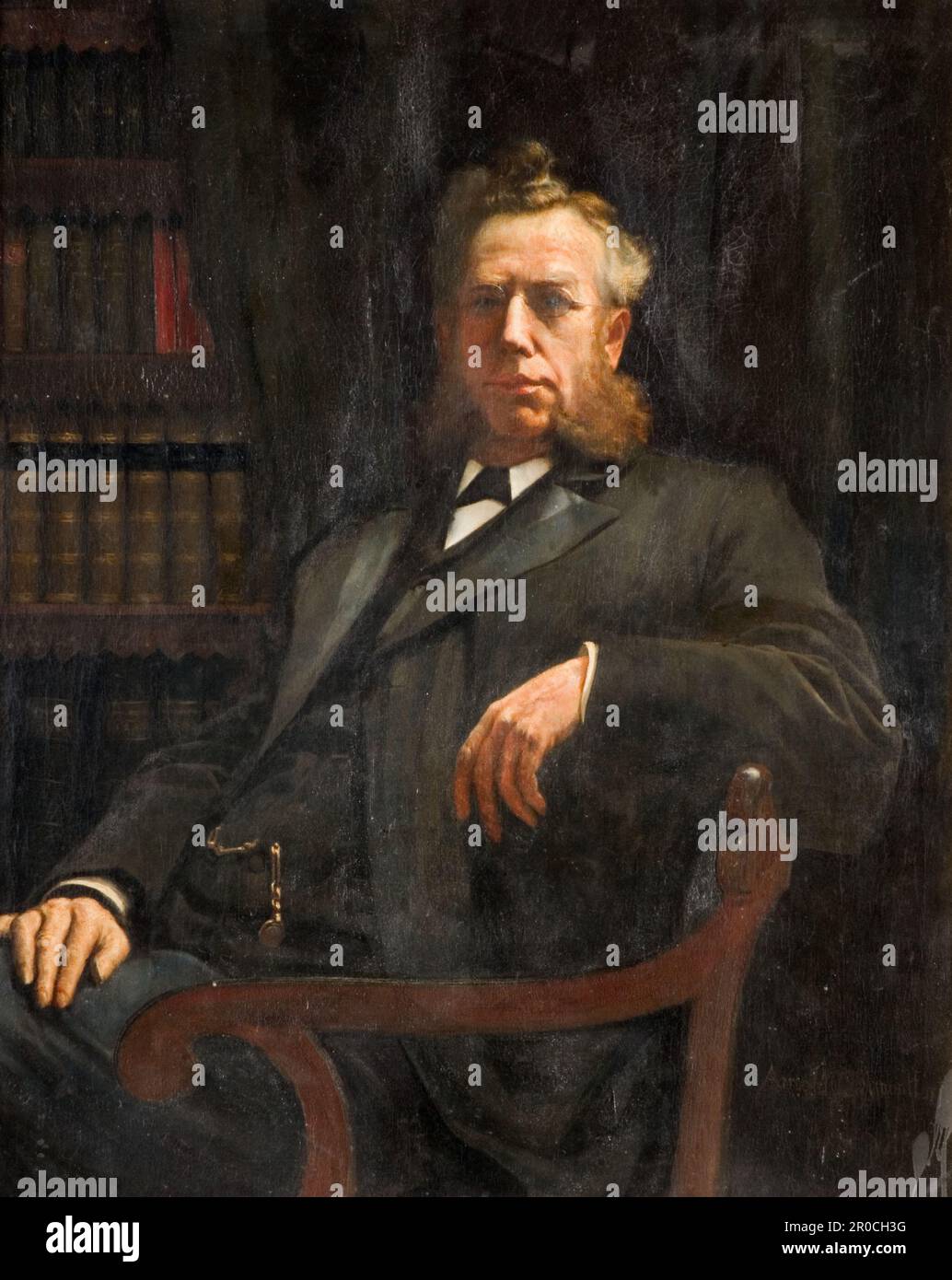 2004.0186.. Portrait of Lord Mayor of Birmingham, Alderman Samuel ...