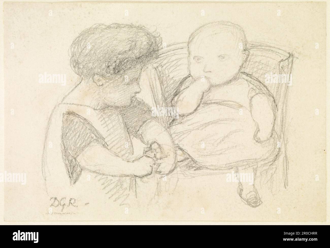Dante gabriel rossetti sketch hi-res stock photography and images - Alamy