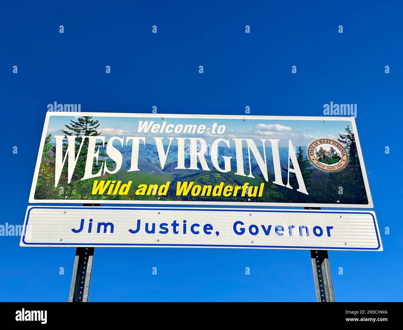 Welcome to virginia sign hi-res stock photography and images - Alamy