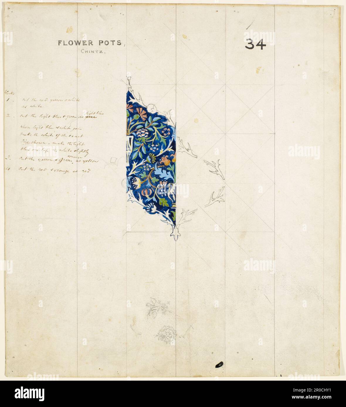 William morris fabric sample hi-res stock photography and images - Alamy