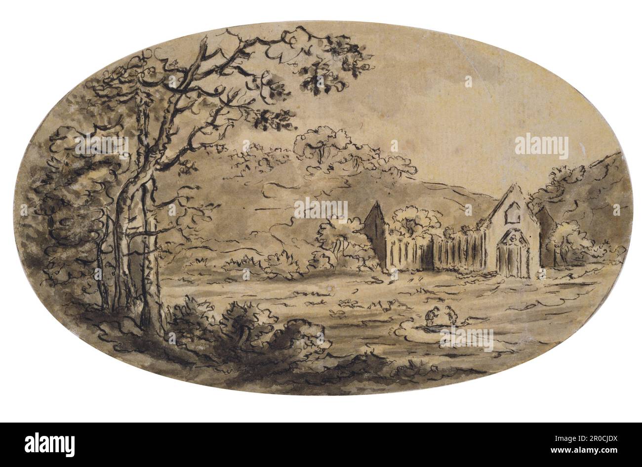 Tintern Abbey, 1750-1804. William Gilpin Stock Photo - Alamy