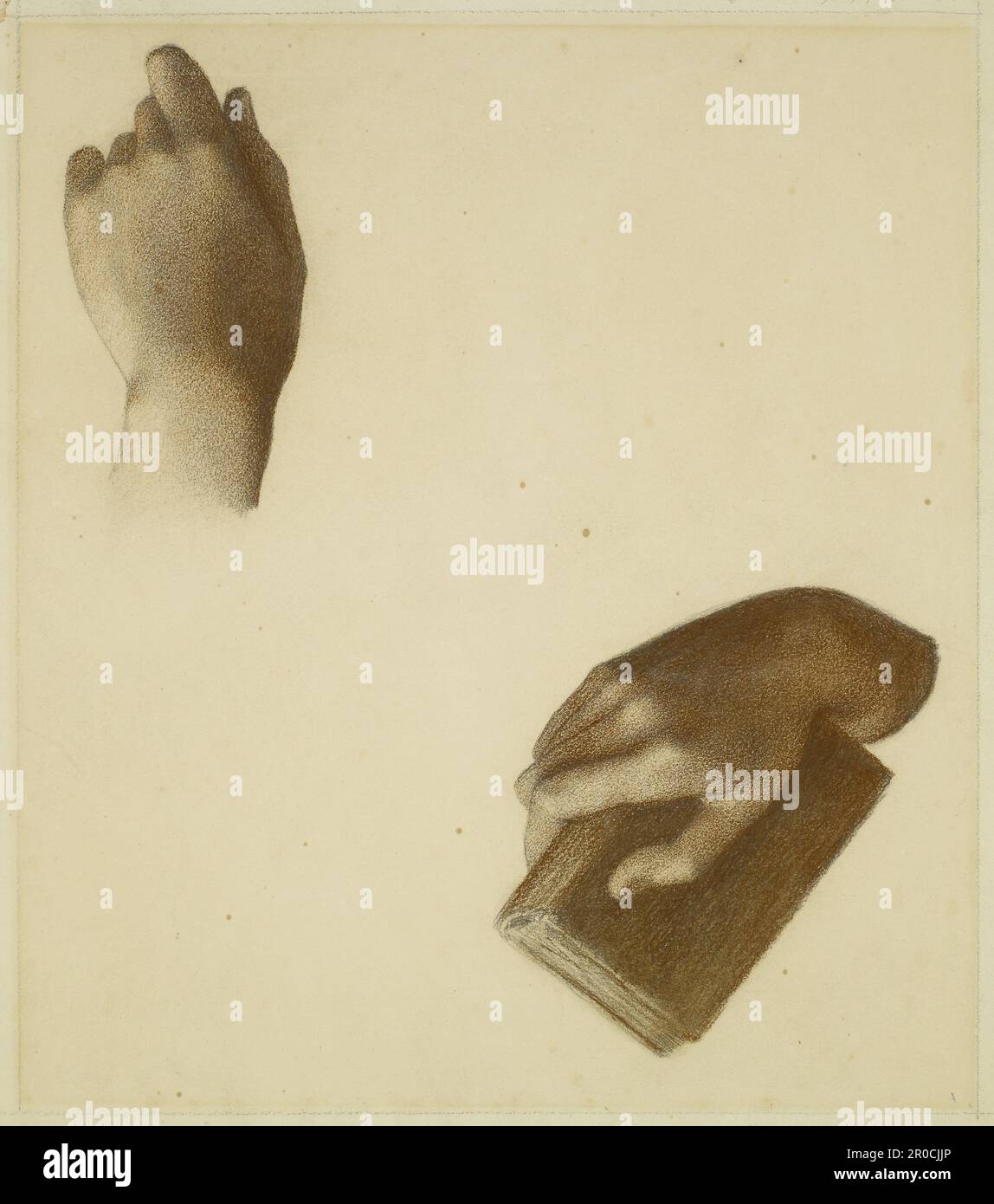Study of Female Hands, 1872. Artist: Dante Gabriel Rossetti.. NB ...