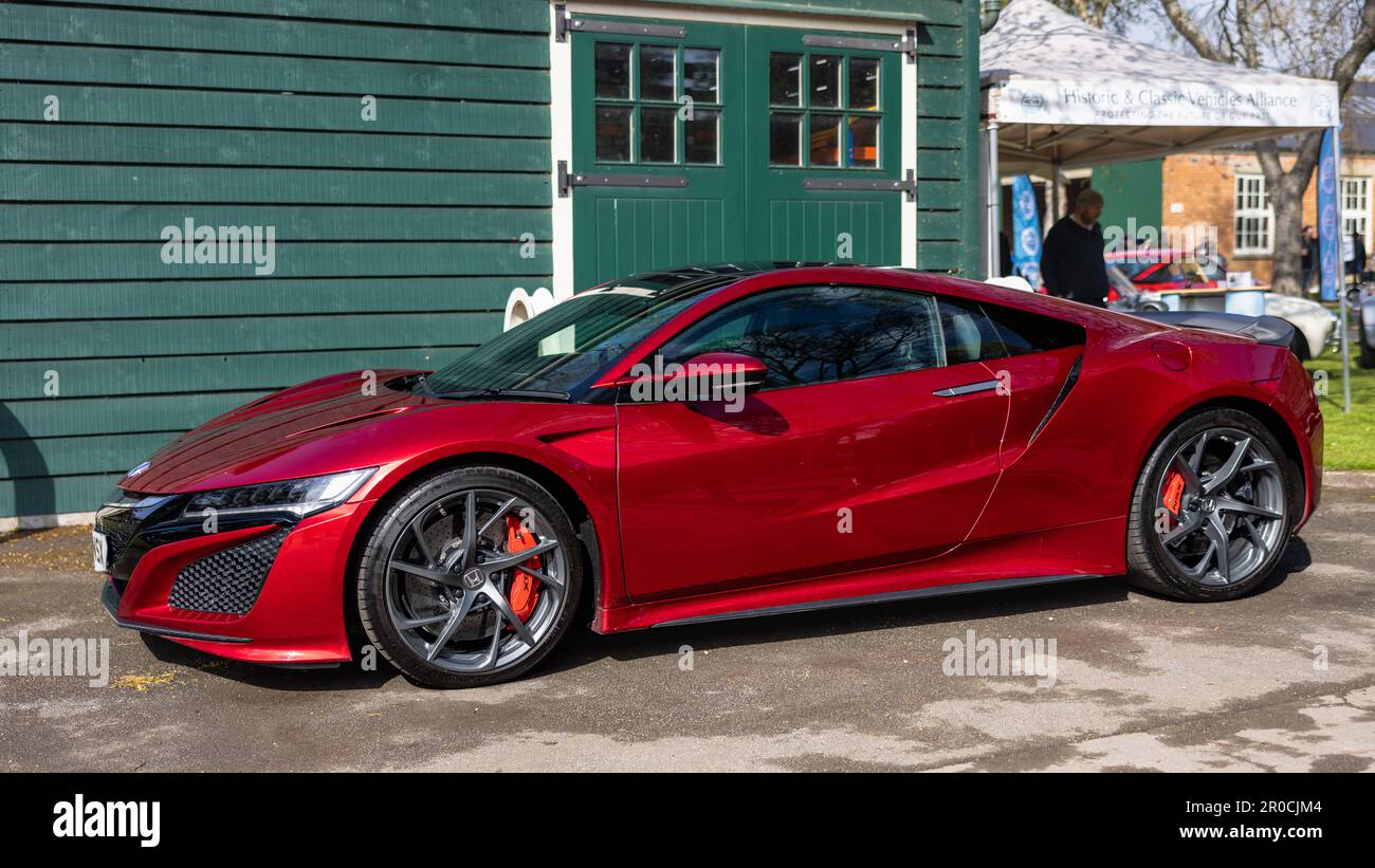 2018 Honda NSX, on display at the April Scramble held at the Bicester ...