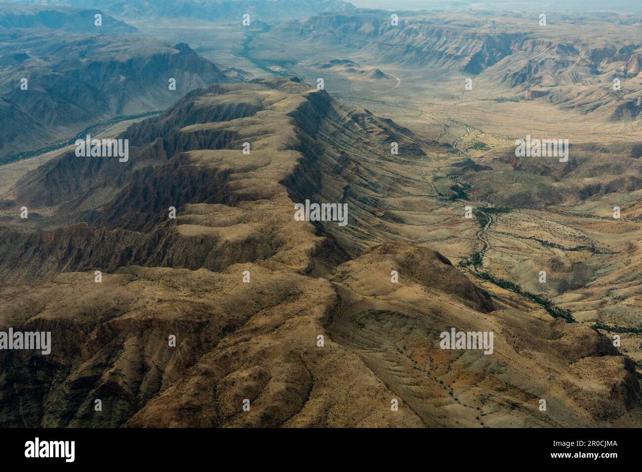 Aerial View of Namibia Stock Photo - Alamy