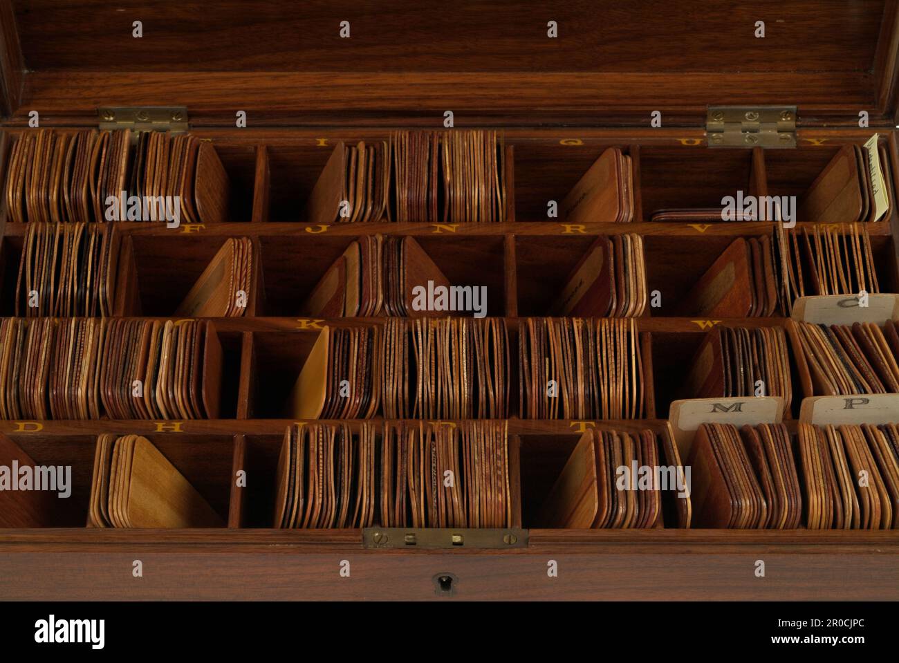 Box of Wood Samples, 1900-50. This beautifully made rosewood box ...