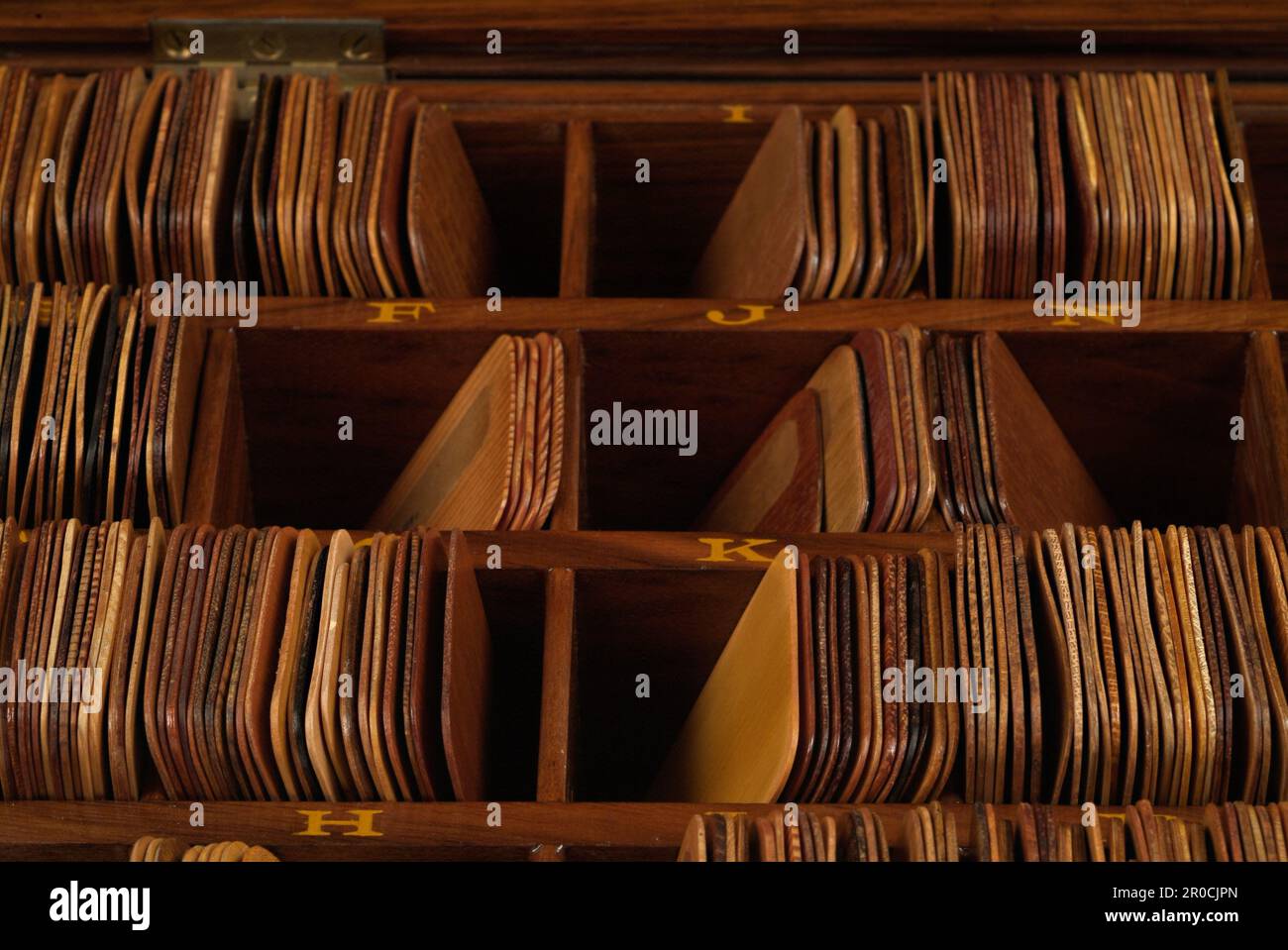 Box of Wood Samples, 1900-50. This beautifully made rosewood box ...