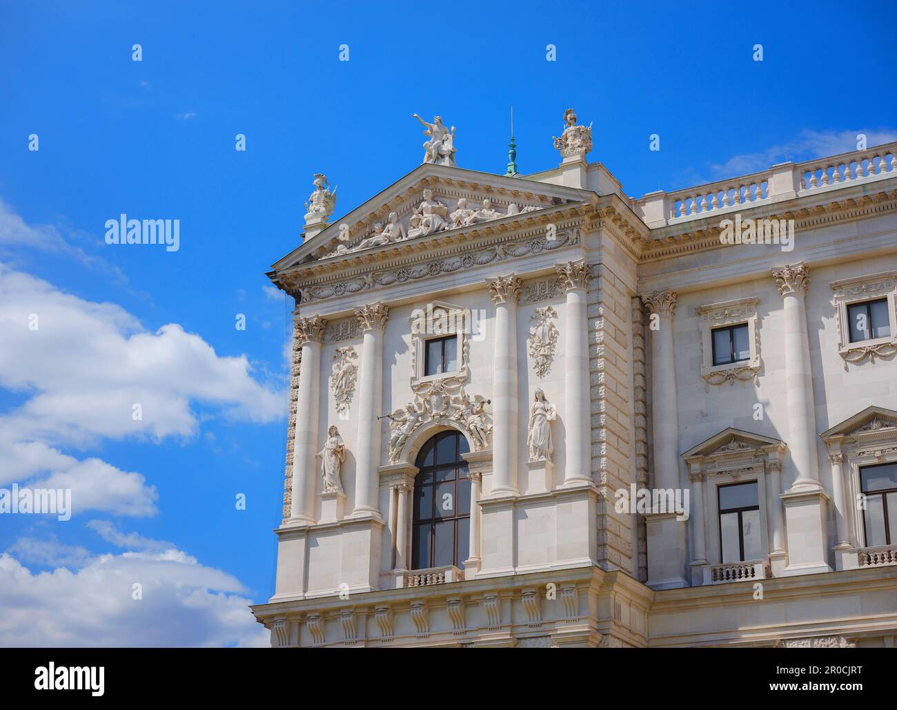 Vienna, Austria - August 27, 2022: The Hofburg in the imperial palace ...