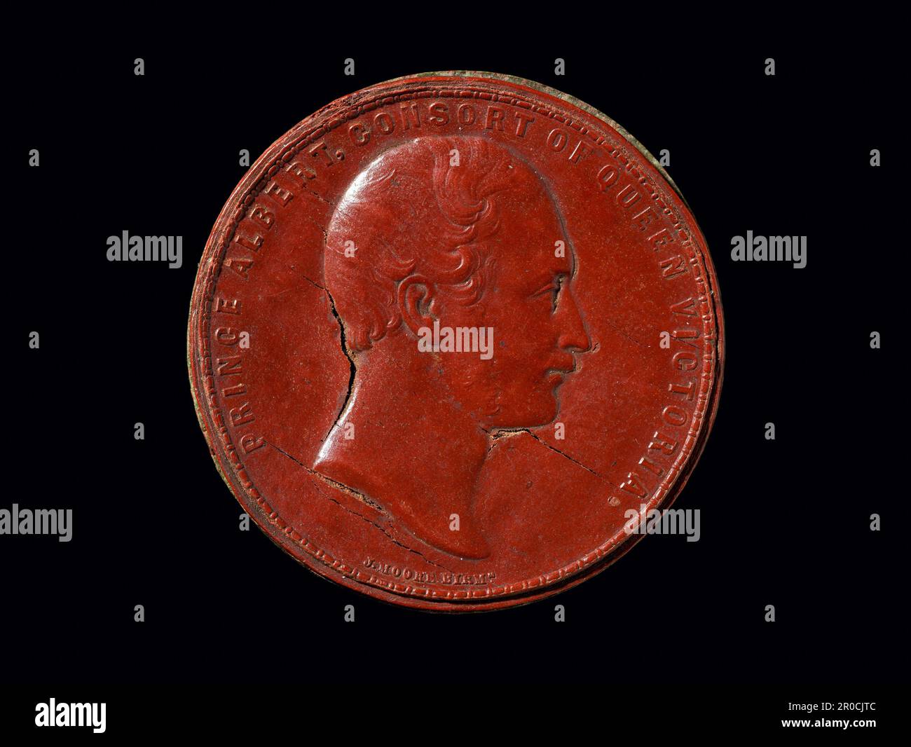 Early Plastic Sample, 1862-1900. Maker Unknown. Green plastic disc ...