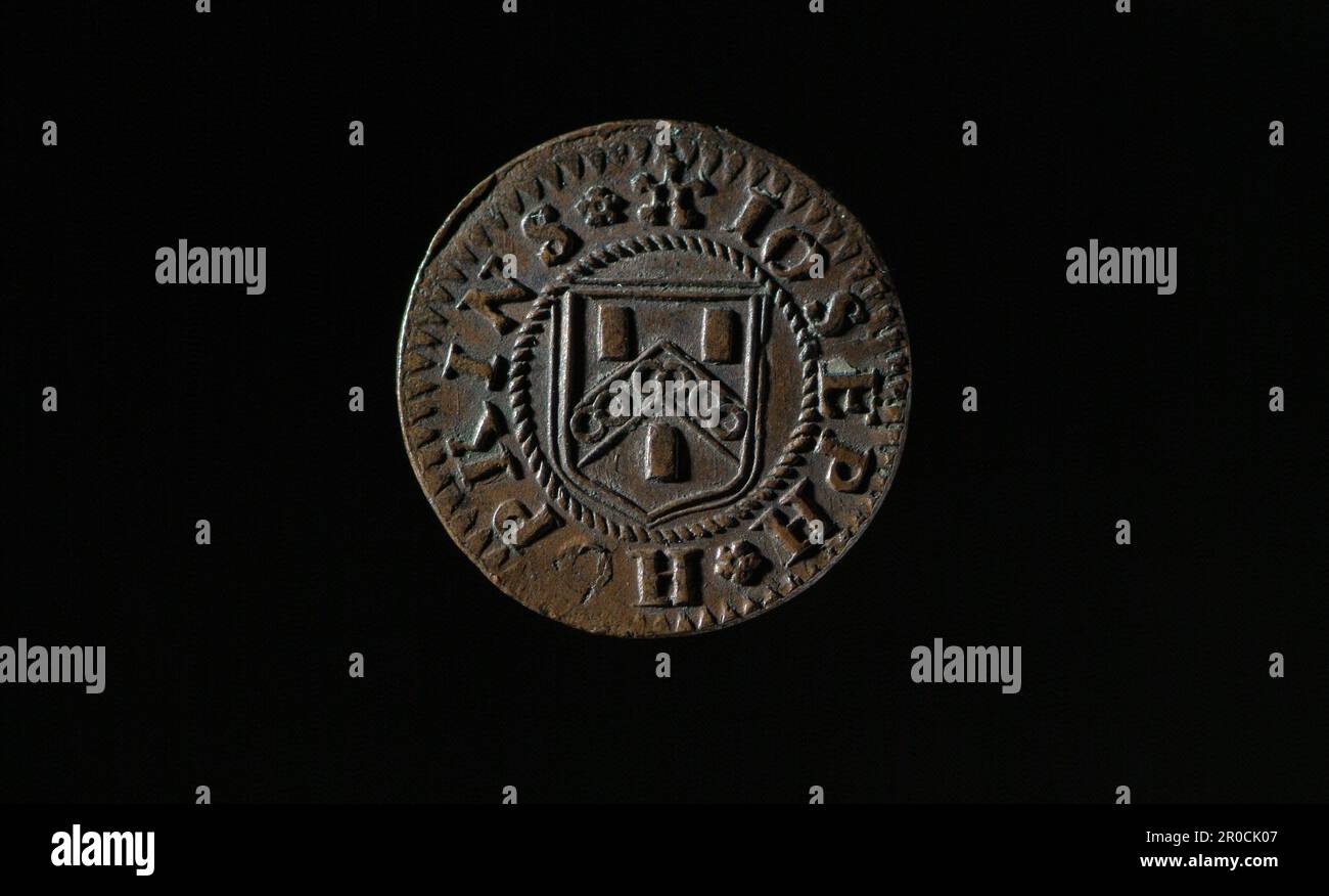 17th century copper coin hi-res stock photography and images - Alamy