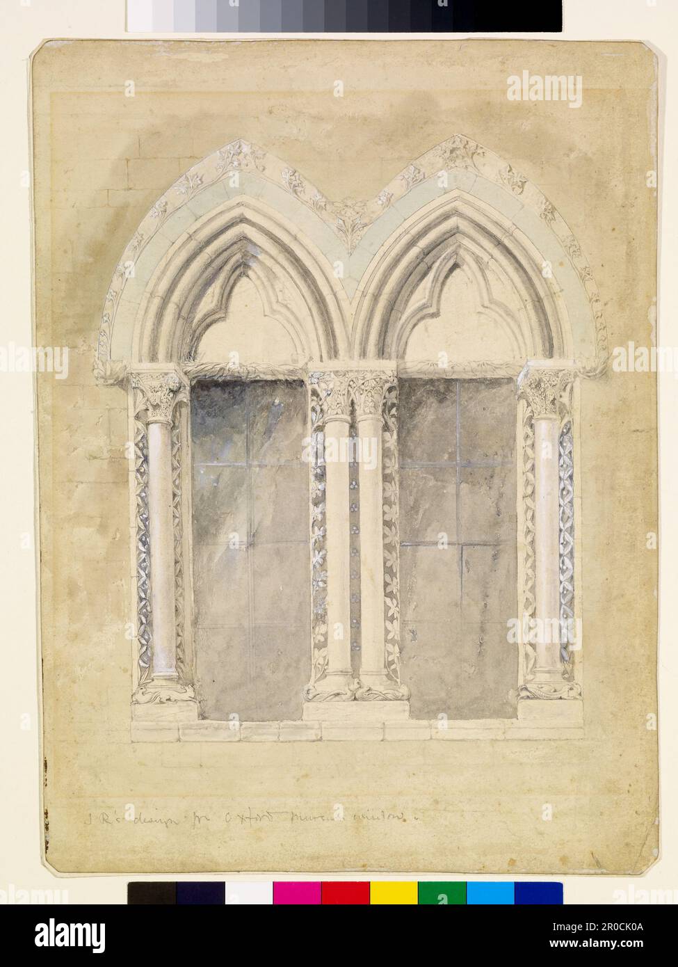 Design for a Window, Oxford University Museum, 1855. Artist: John ...