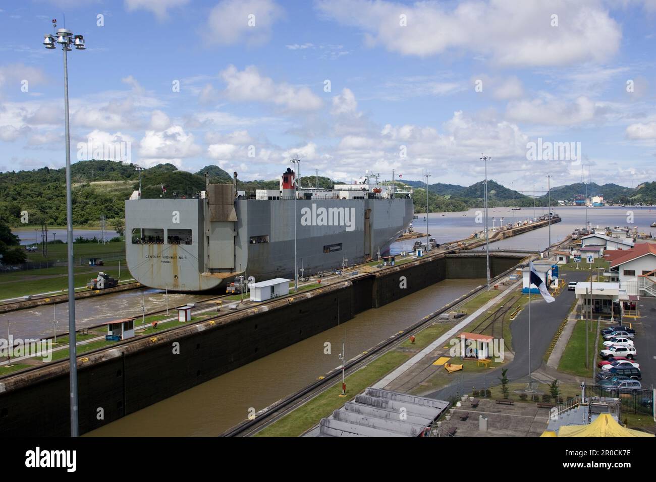 Old Panama Canal, Panama Stock Photo - Alamy