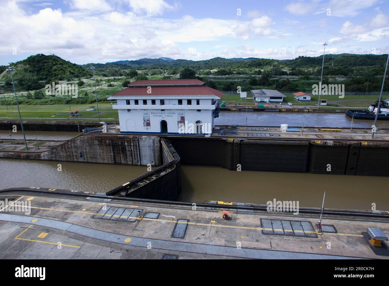 Old Panama Canal, Panama Stock Photo - Alamy