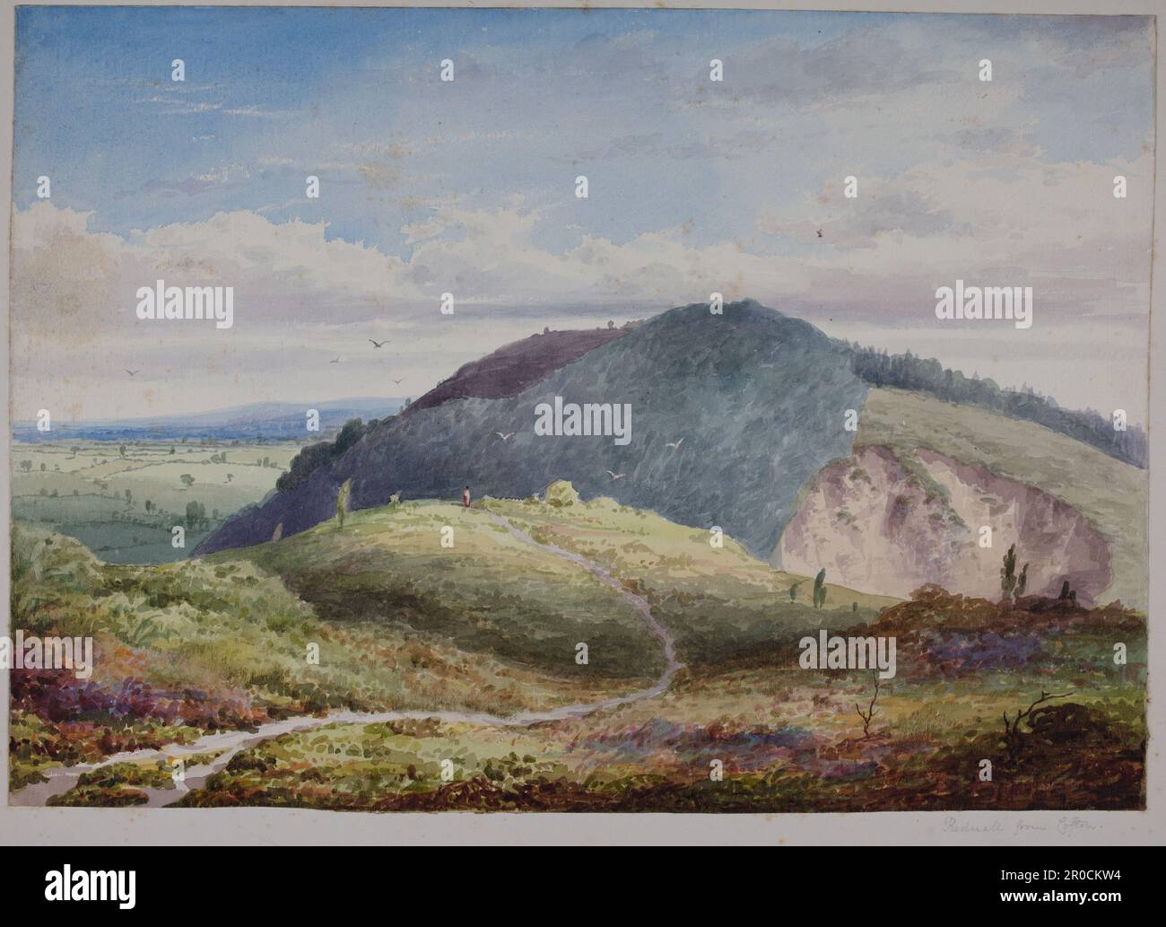 Rednal From Cofton, 1850-1880. Elijah Walton Stock Photo - Alamy