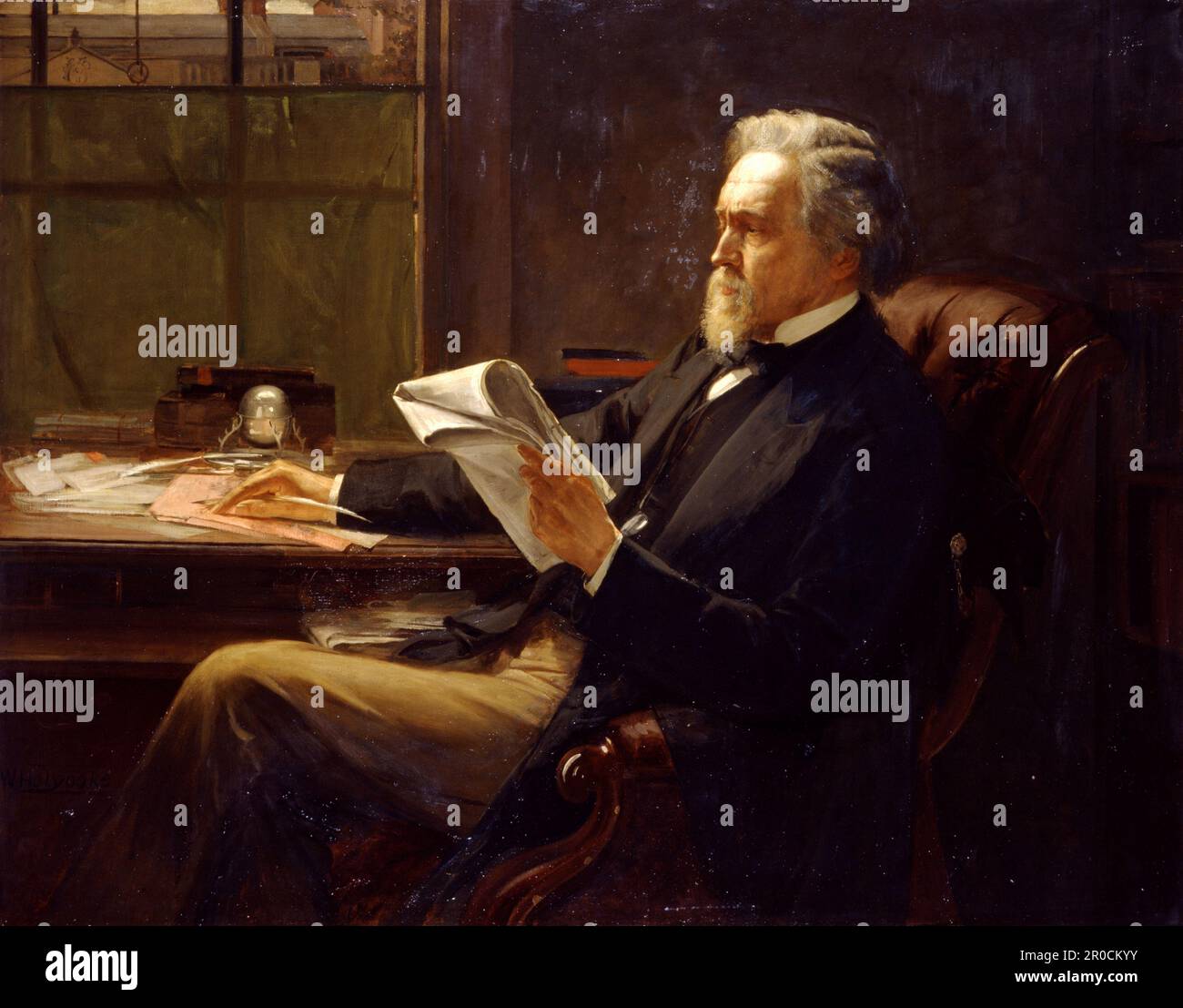 Portrait of George Jacob Holyoake (1817-1906). By William Holyoake ...