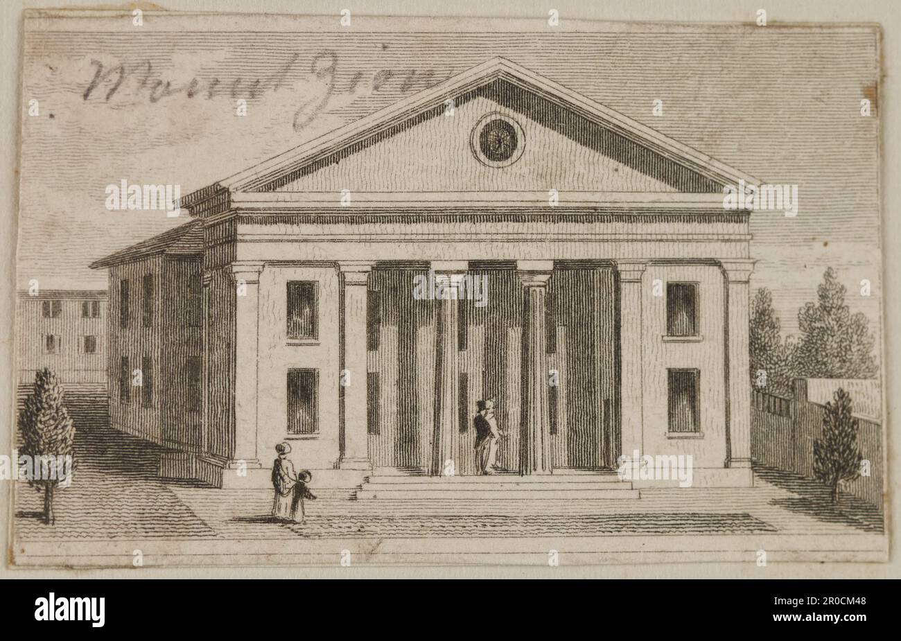 Engraving. - Mount Zion Chapel, Birmingham. Wilkinson Collection, Vol I ...