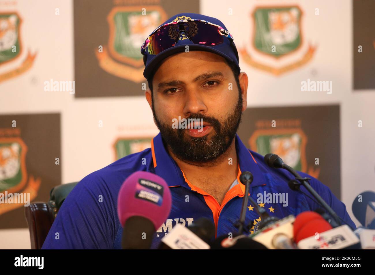 Rohit sharma test hi-res stock photography and images - Alamy