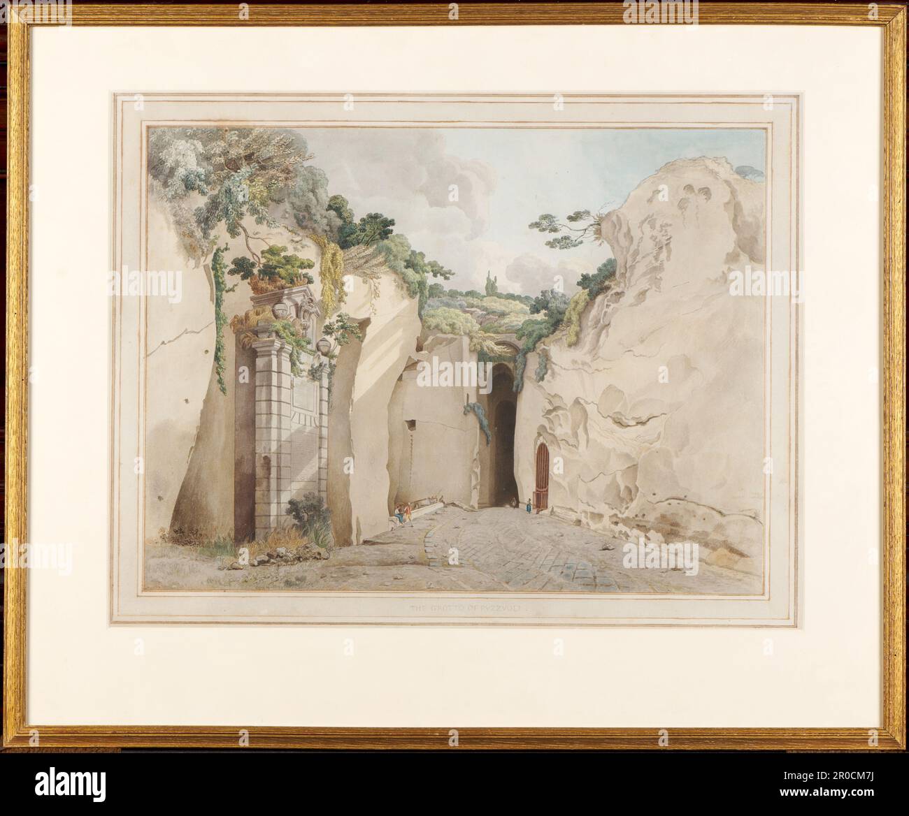 The Grotto at Posillipo, c.1779-1781. William Pars. The Grotto at ...