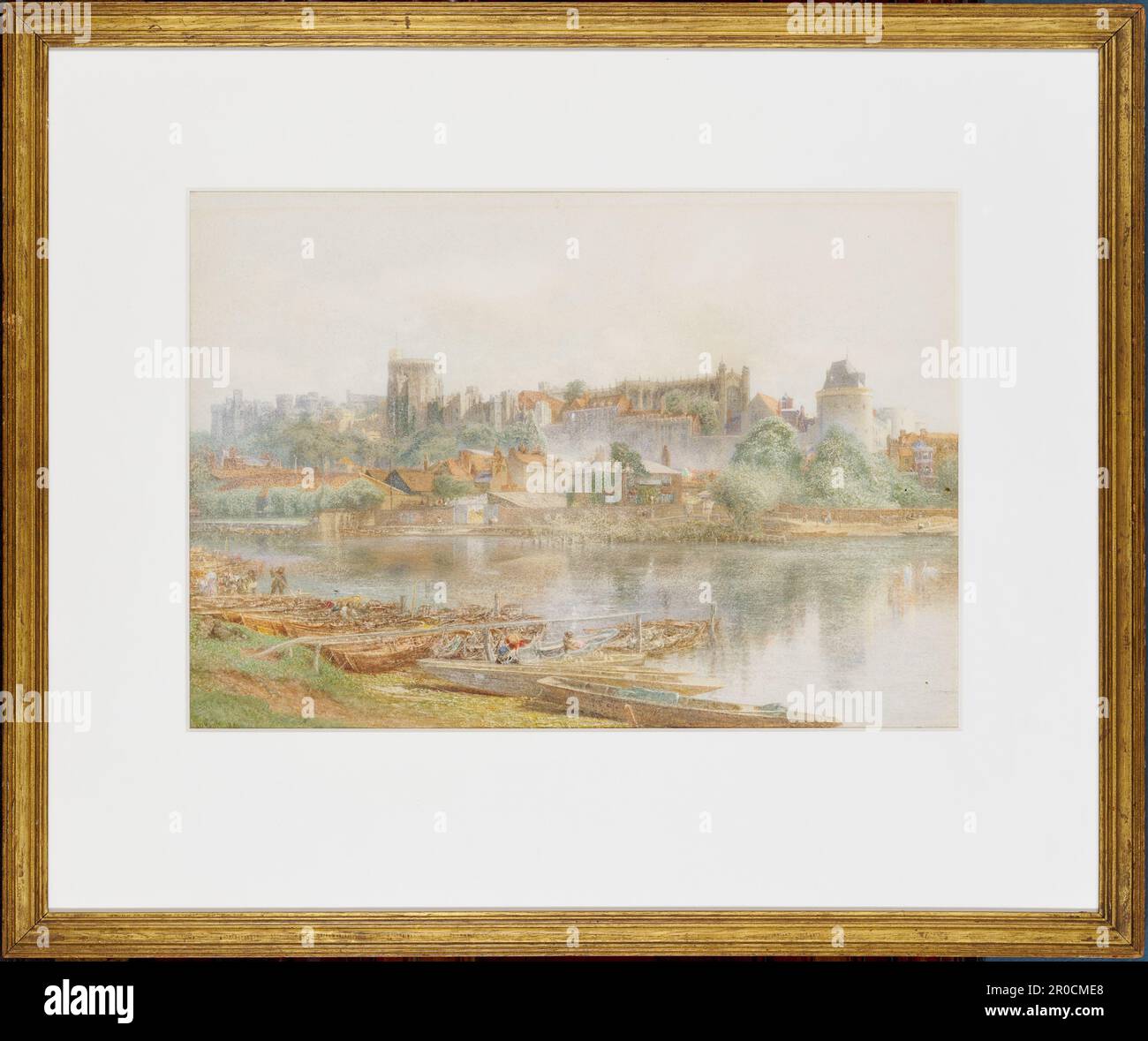 Windsor And Its Castle From Across The Thames, 1891. Alfred William ...