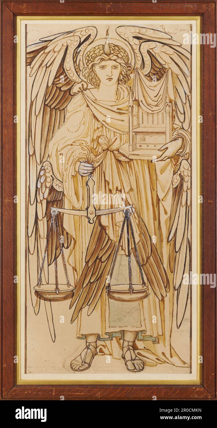 The Angels of the Hierarchy - Thrones, 1873. Artist: Sir Edward Burne ...