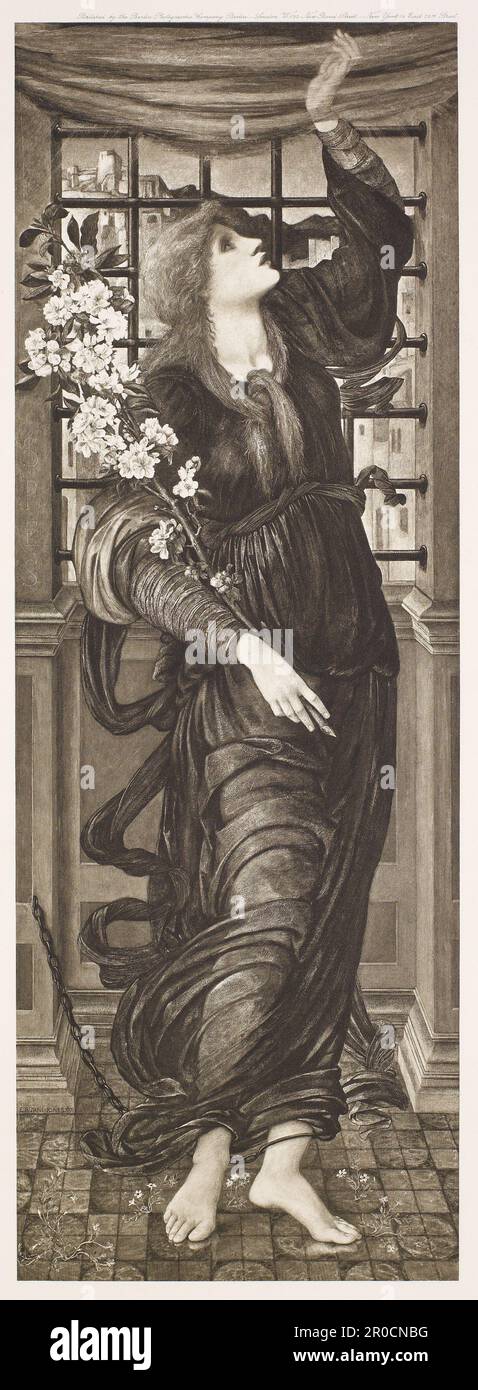 Hope,1900. After: Sir Edward Burne-Jones (d.1898). Publisher: Berlin ...