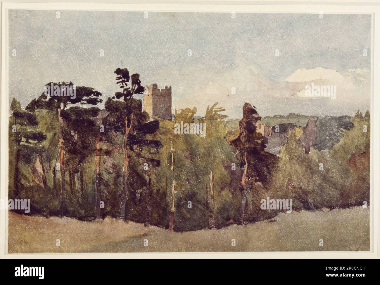 Watercolour landscape yorkshire hi-res stock photography and images - Alamy