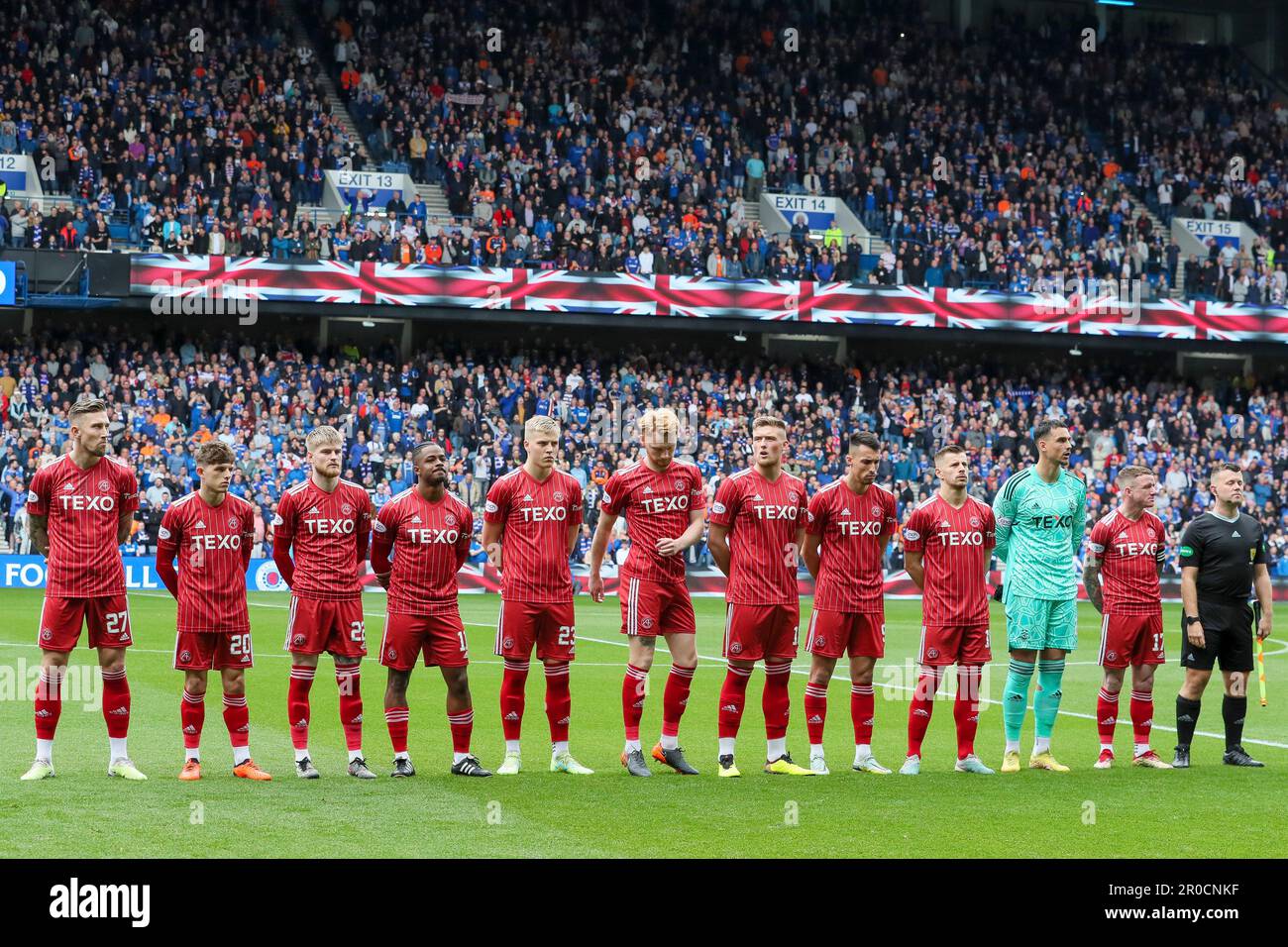 Aberdeen fc flag hi-res stock photography and images - Alamy