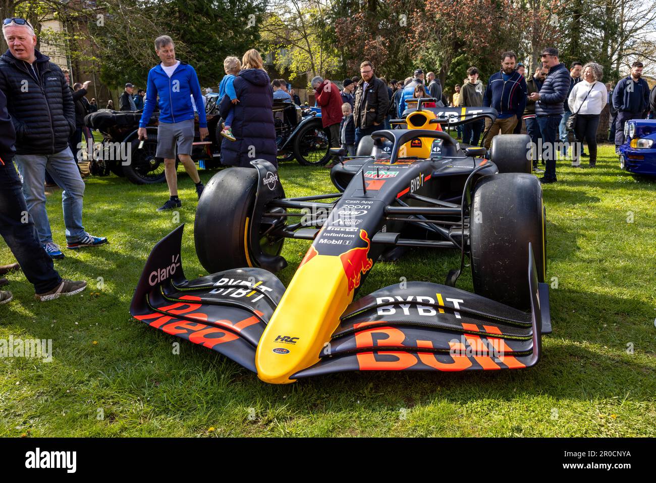 2022 Red Bull Formula 1 racing car on display at the April Scramble ...