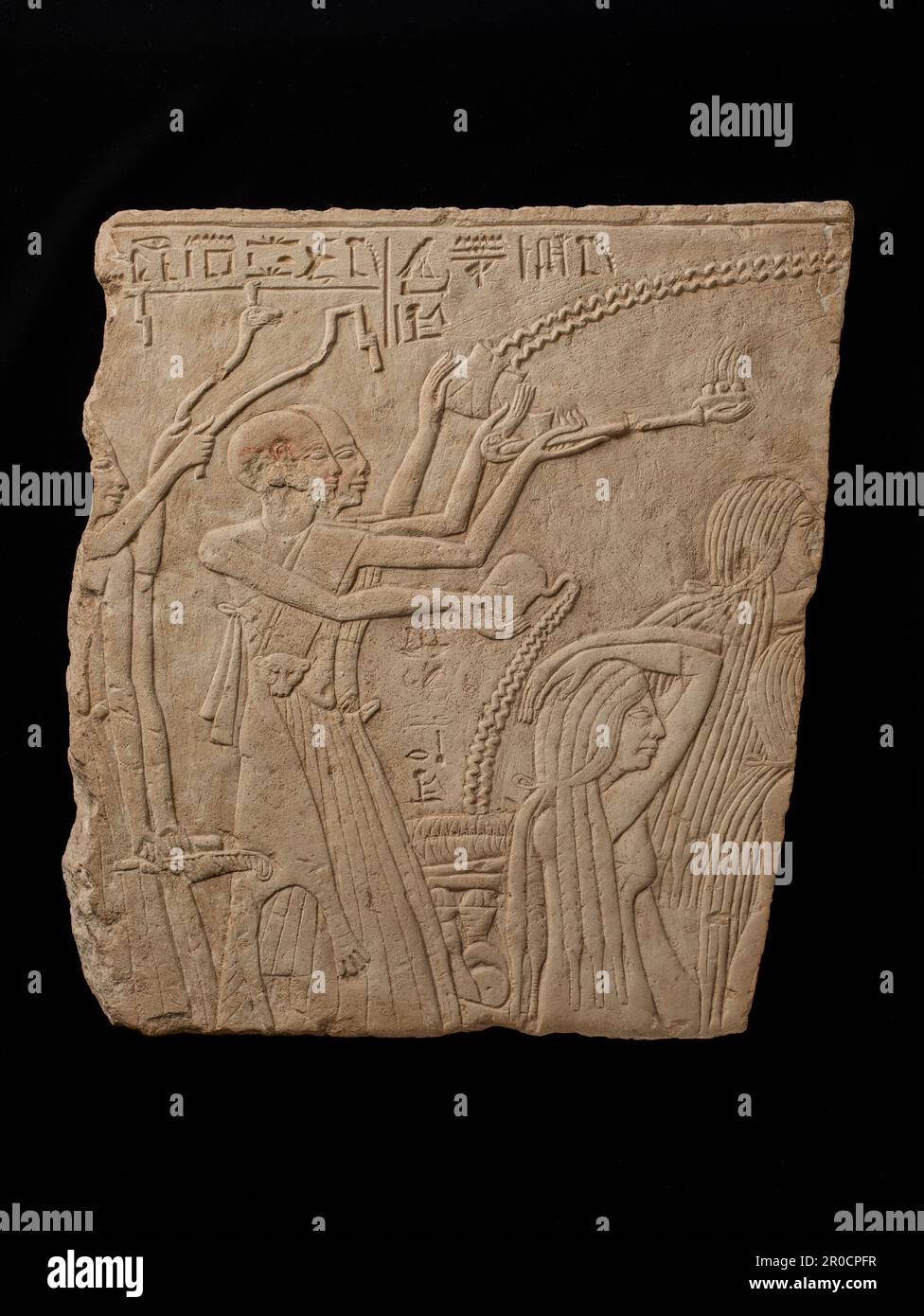 Stone stele - Relief fragment - Hor-nakht. 18th Dynasty (New Kingdom ...