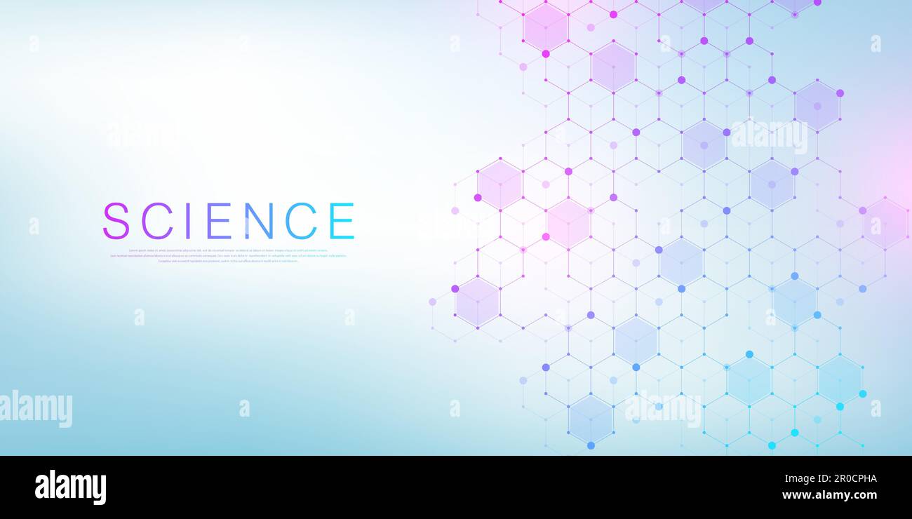 Molecular abstract structure and genetic engineering DNA. Healthcare ...