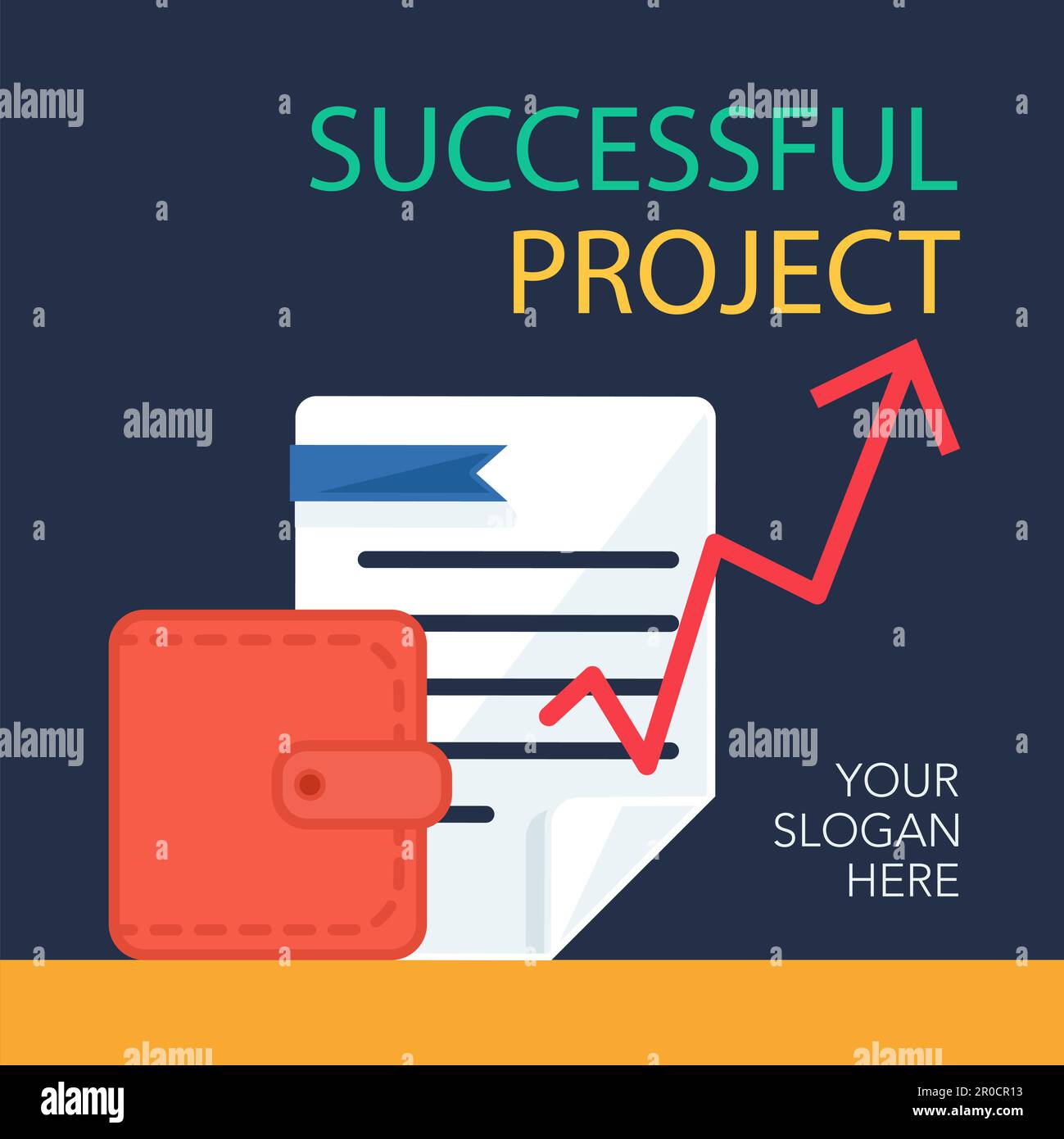 Successful investing concept. Bank holding. Financial budget banner ...