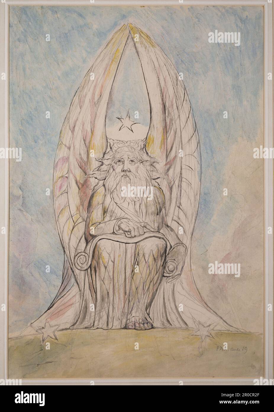 The Recording Angel 1824-27. By William Blake Stock Photo - Alamy