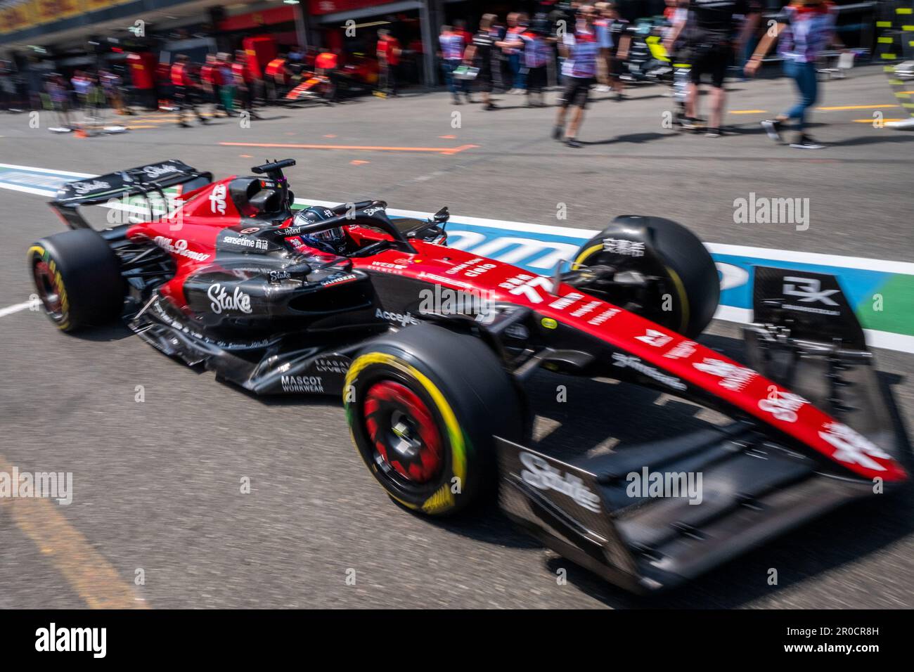 BAKU, AZERBAIJAN, baku city circuit, 28.April.2023: #77, Valtteri ...