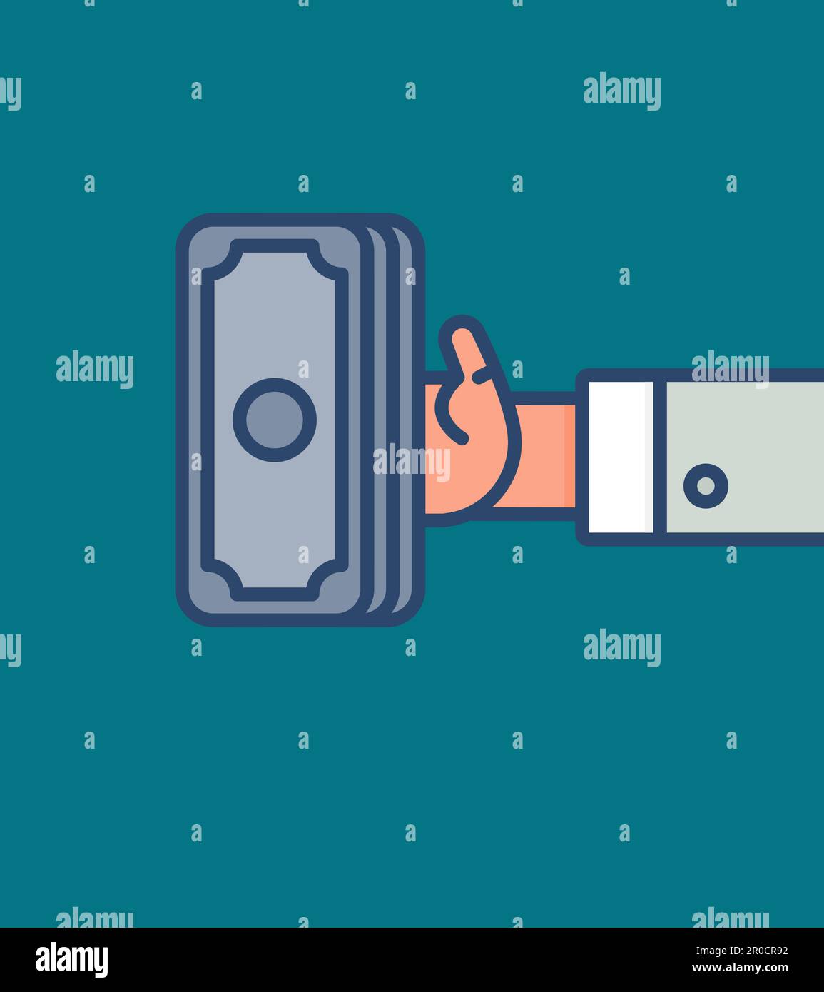 The process of payment. Rent, salary costs. Wages and income. The ...