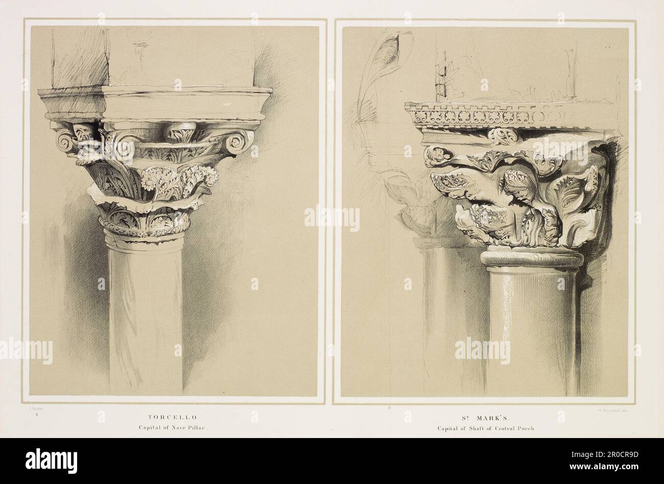 Examples of Architecture of Venice -Torcello and St. Mark's, 1887 ...