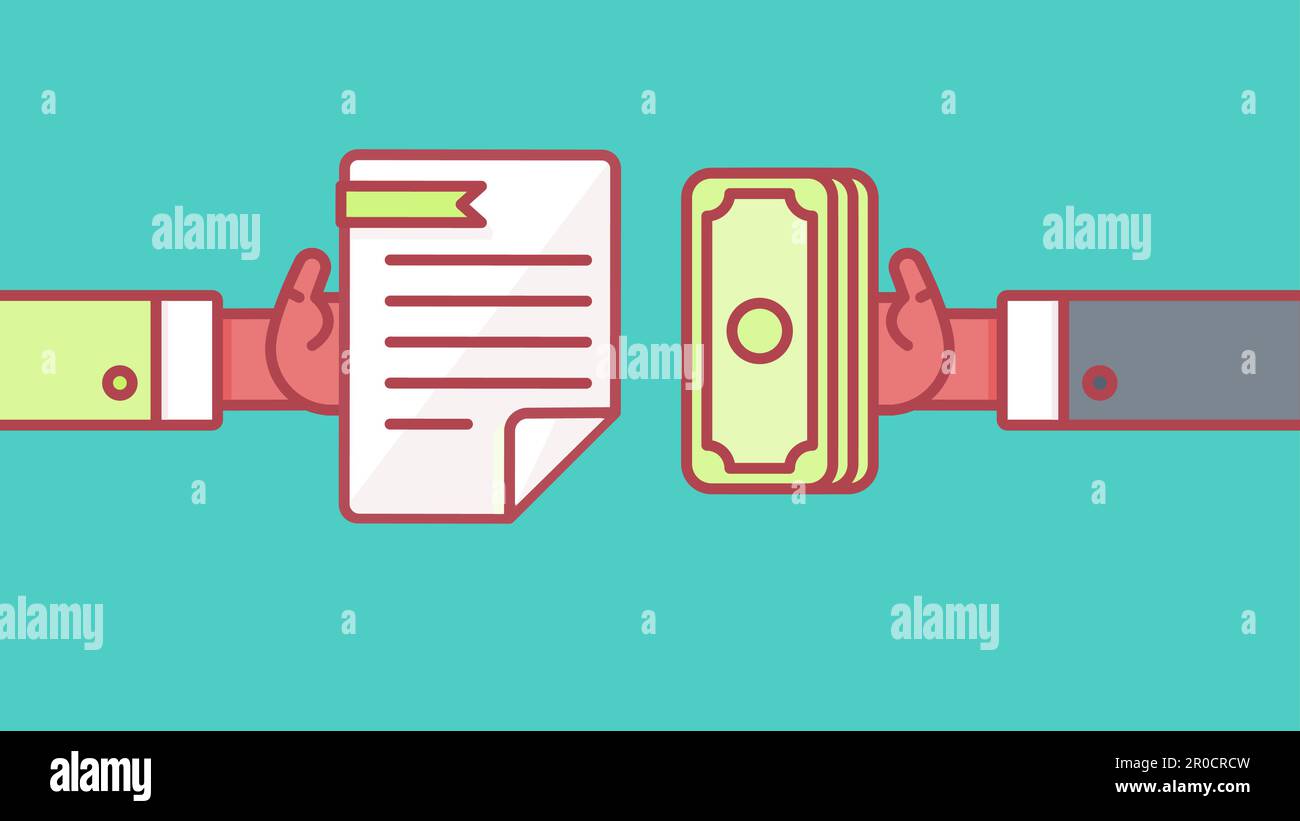 The process of payment. Rent, salary costs. Wages and income. The ...