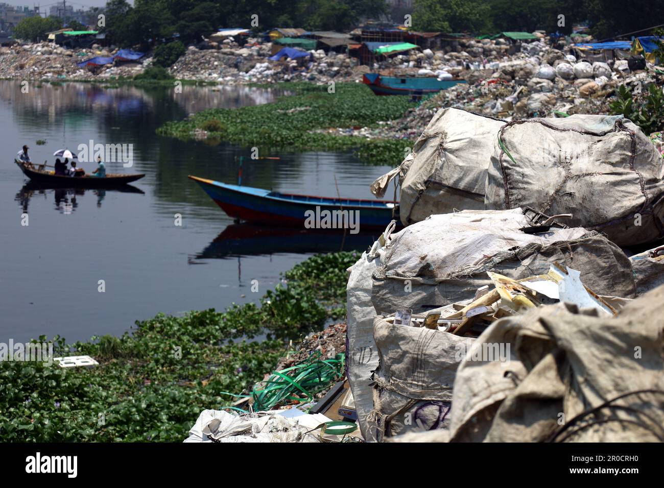 Dhaka, Dhaka, Bangladesh. 8th May, 2023. Piles of discarded plastic on ...