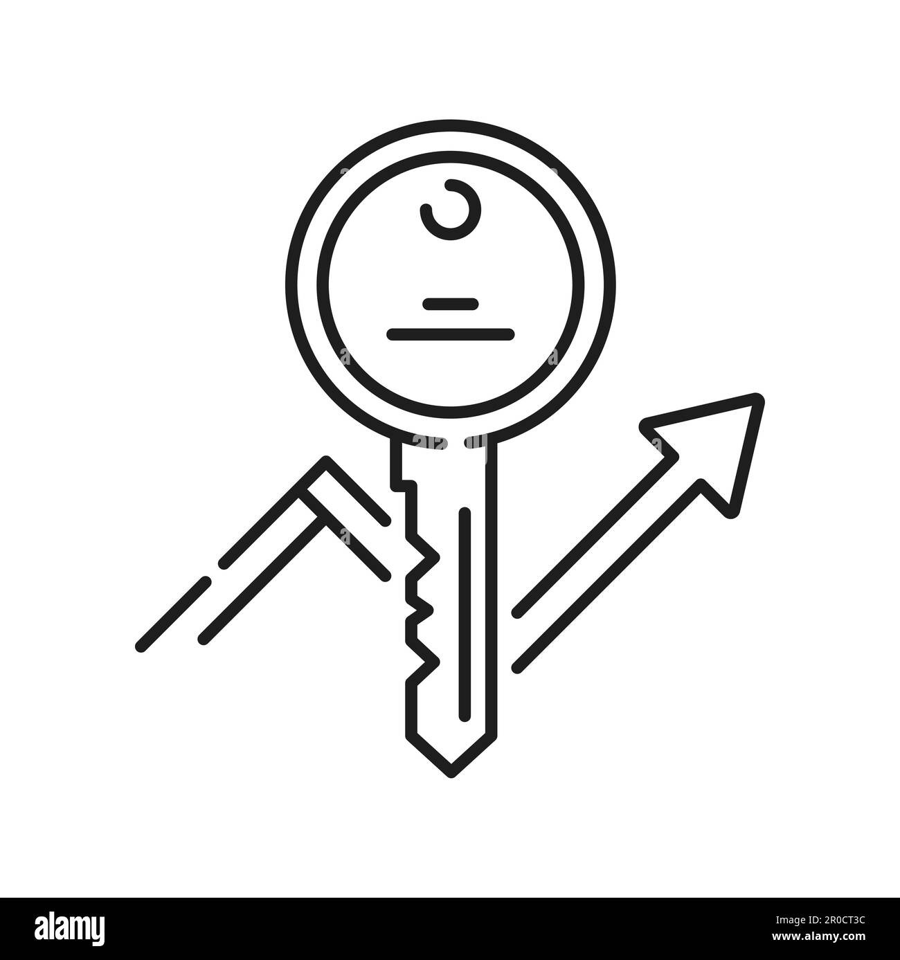 Rent increase symbol Black and White Stock Photos & Images - Alamy