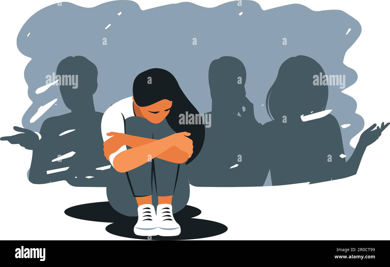 Anxiety Girl Clipart