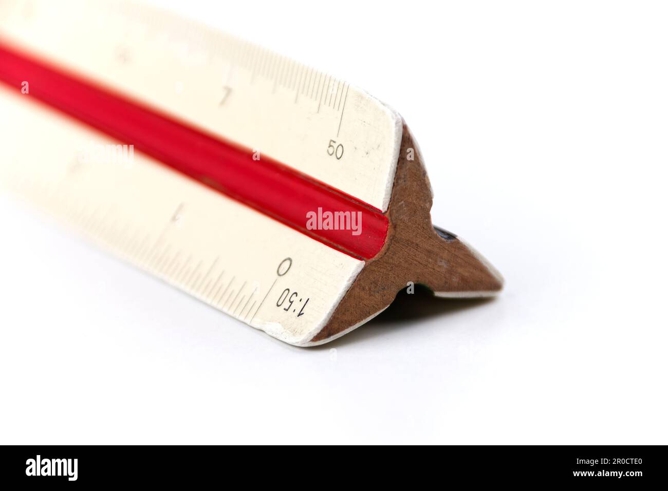 Vintage slide rule calculating and measuring instrument. Mechanical ...