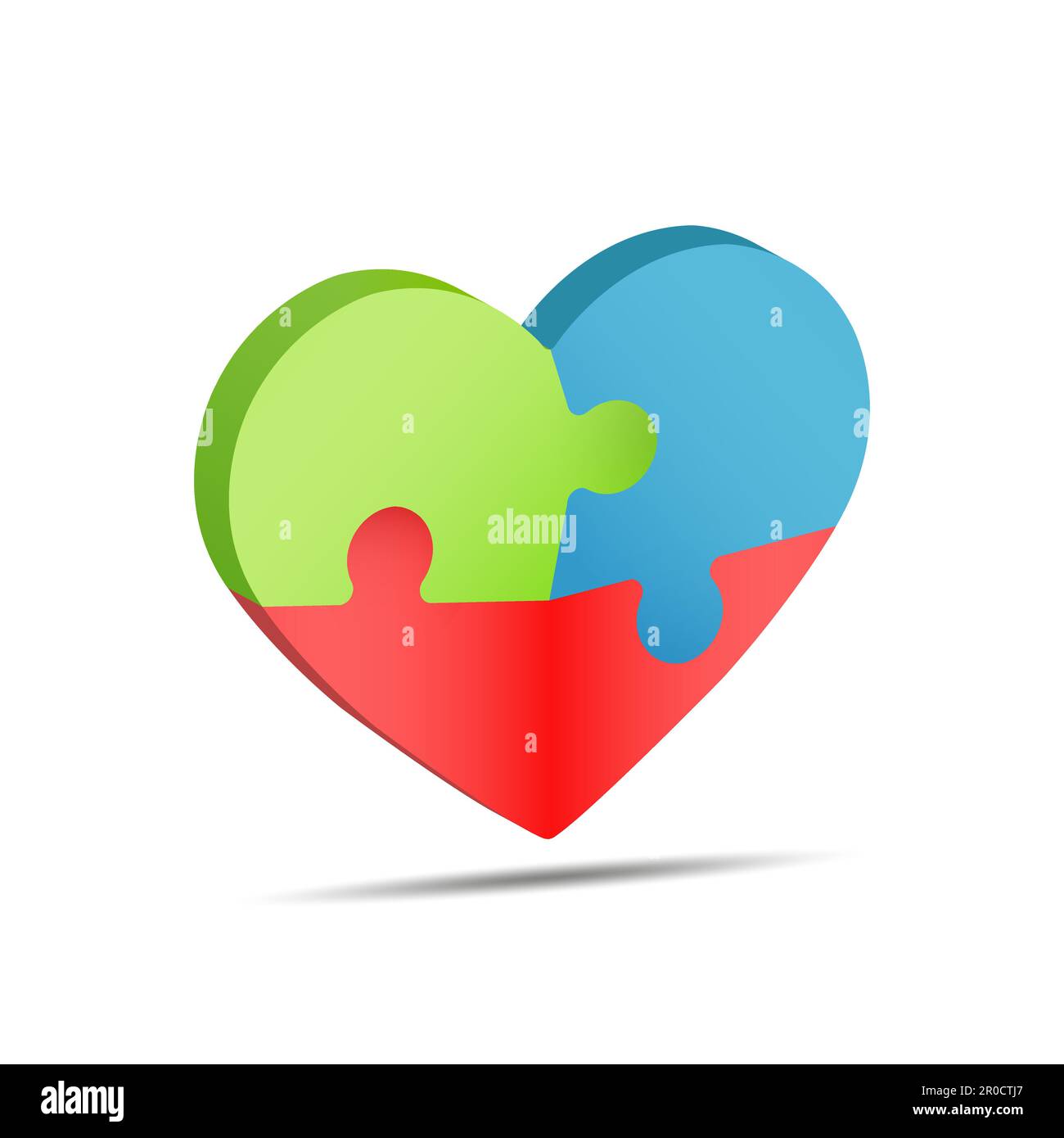 3d combination puzzle Cut Out Stock Images & Pictures - Alamy